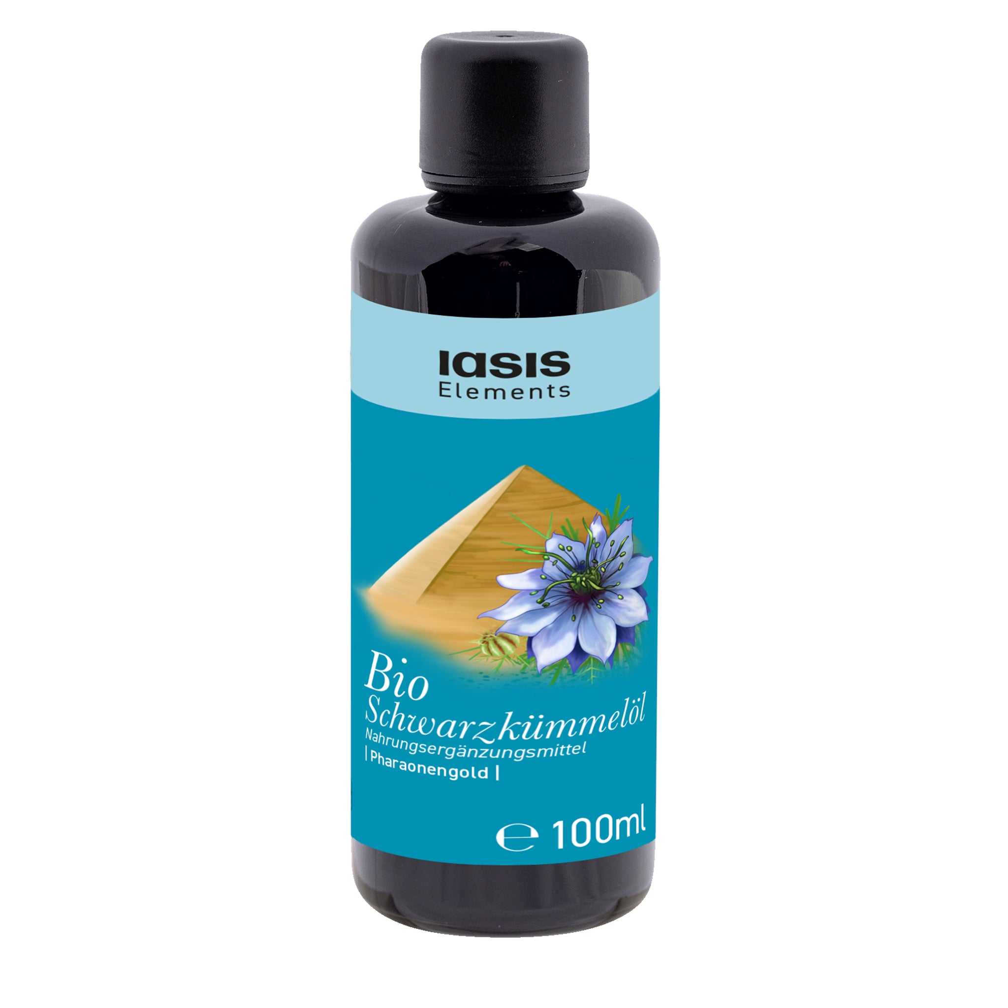 Bio-Schwarzkümmelöl Pharaonengold 100 ml – Iasis Elements